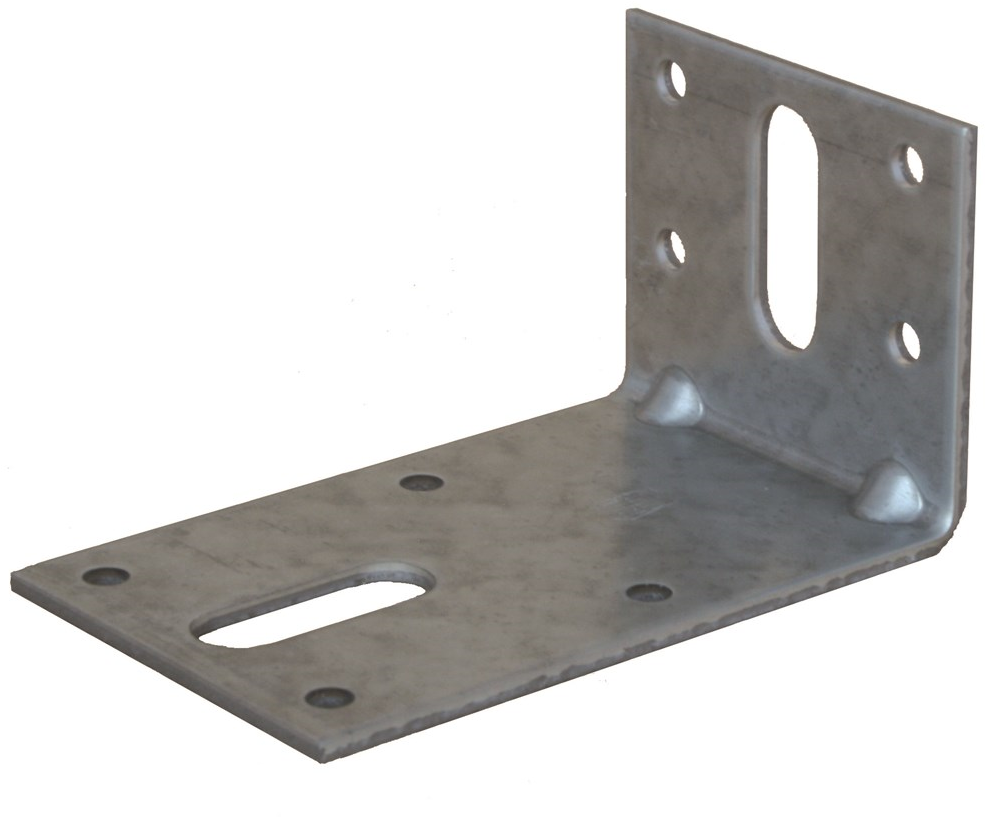 GB Hoekanker 50x90mm Met Ril Verzinkt