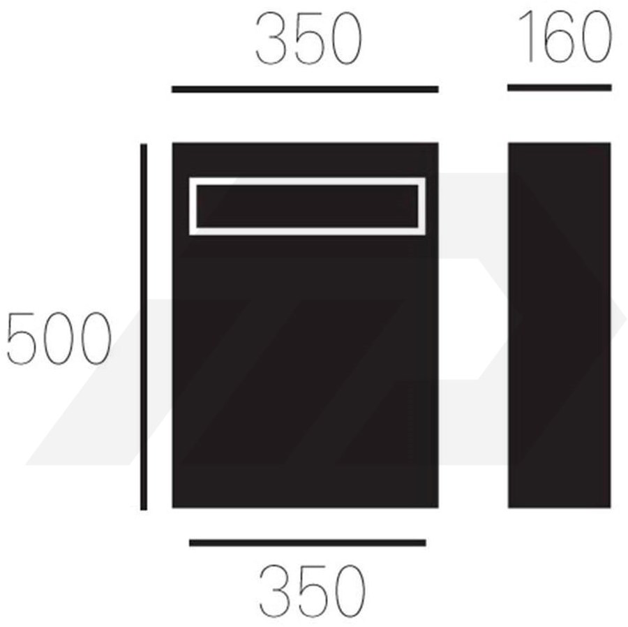 Allux 5000 Brievenbus Antraciet-2