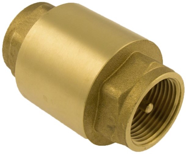 Bonfix Messing Keerklep 2 1/2" Binnendraad Met Messing Klep