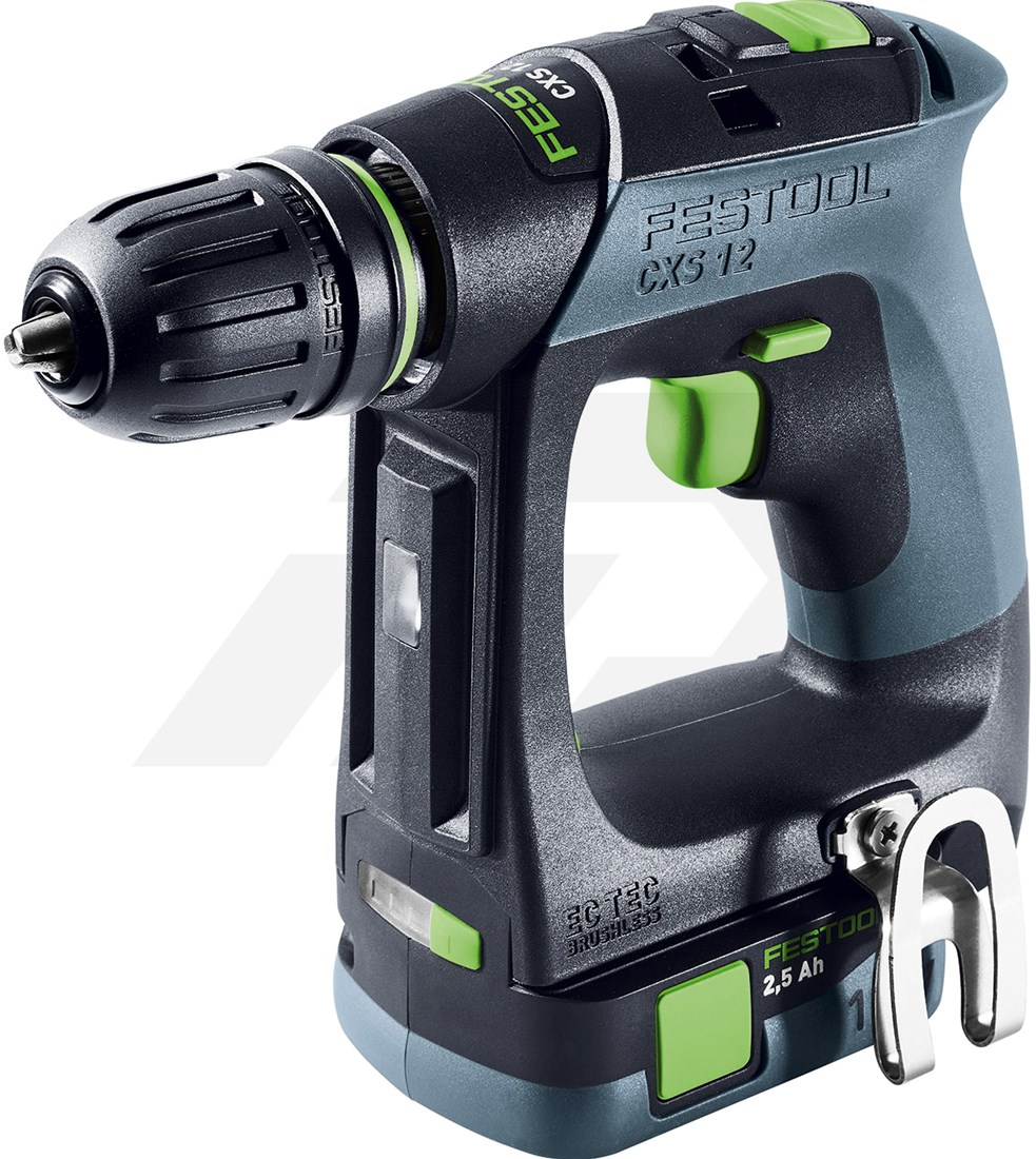 Festool CXS 12 2,5-Plus 12V Boormachine (2x2,5 Ah in Systainer ...