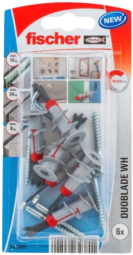 Fischer Duoblade Gipsplaatplug Schroefduim | Dunnink Zwolle