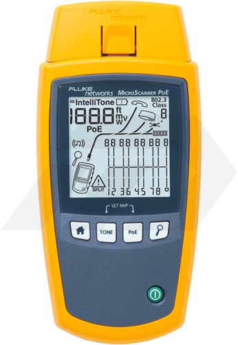 Fluke Networks MS-POE Kabeltester | Dunnink Zwolle