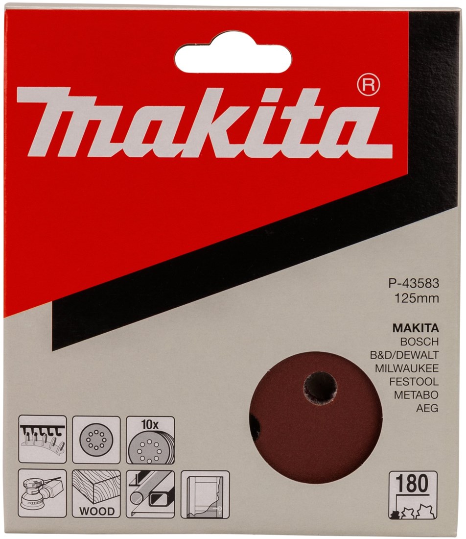 Makita Schuurschijf 125mm A180 velcro-2